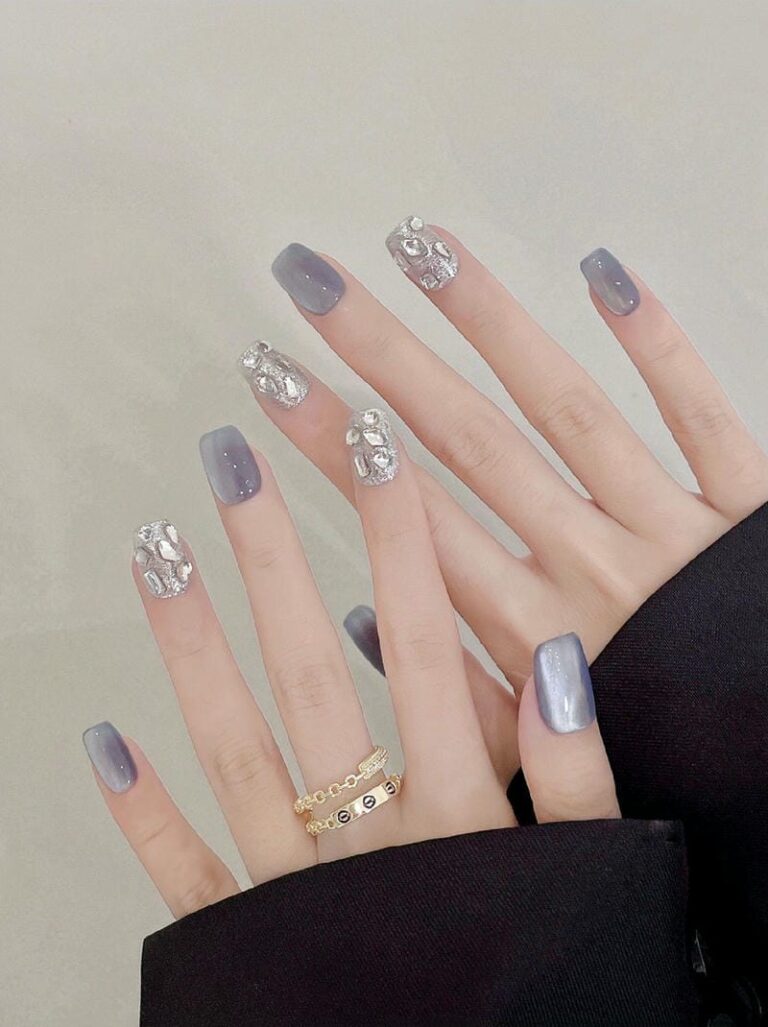 80+ Mẫu nail mắt mèo đẹp, đính đá sang chảnh nhất 2024