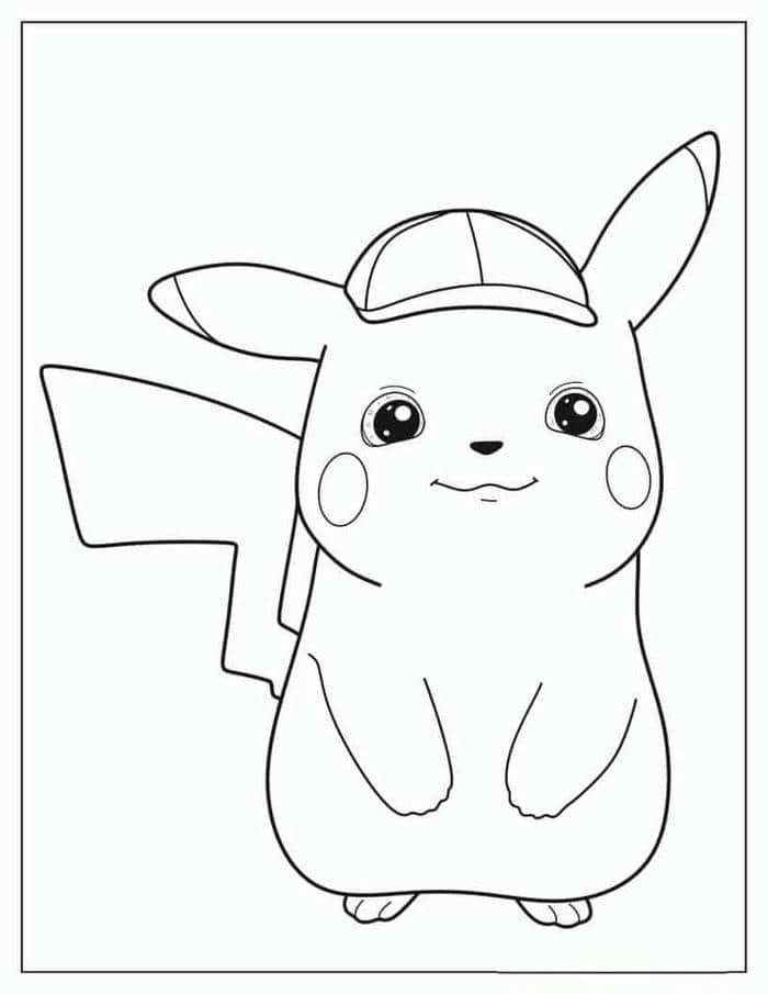 Tổng hợp 60+ tranh tô màu Pikachu cute, ngộ nghĩnh cho bé